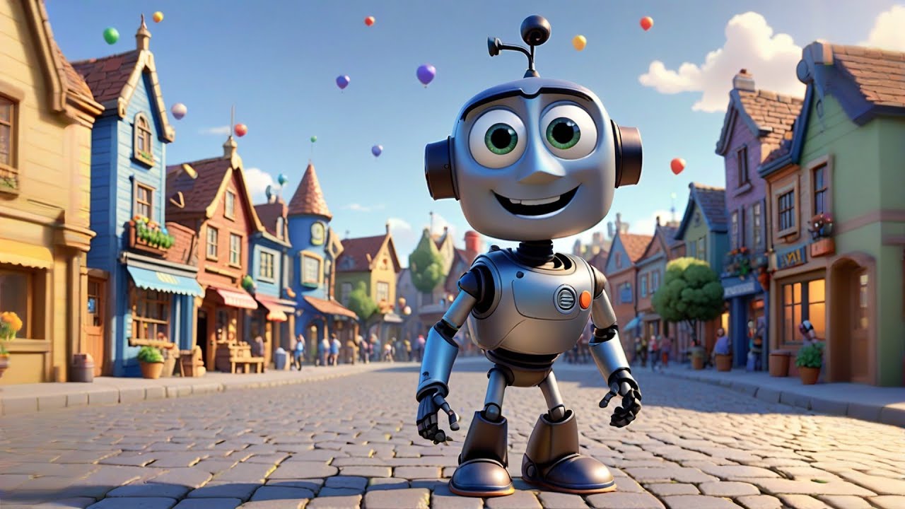 Three Little Robots Brush and Shine + More Nursery Rhymes & Kids Songs ...