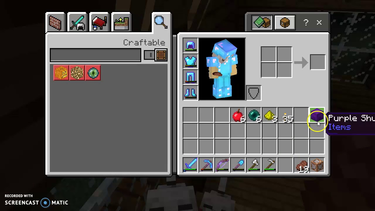 Minecraft Inventory Bug - YouTube
