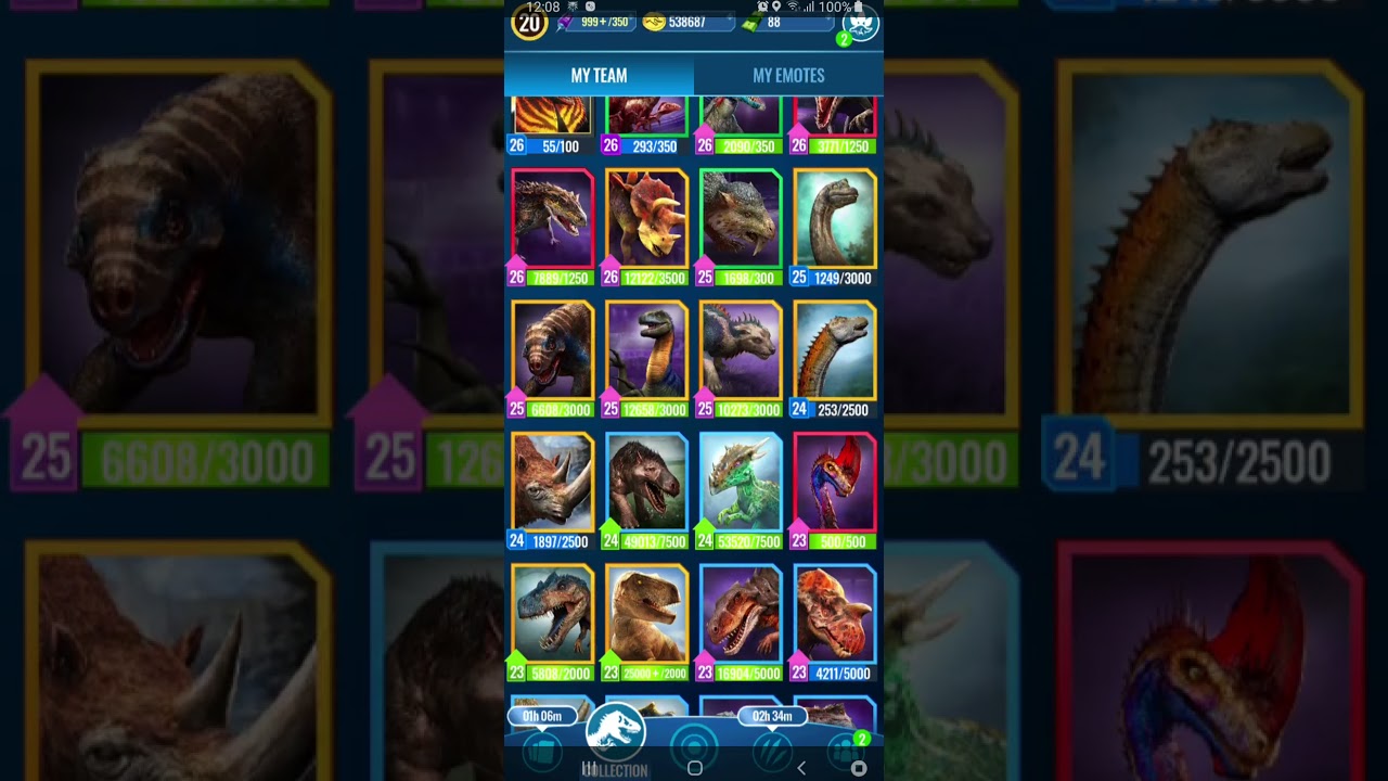 Jurassic World Alive - Skoonasaurus Leveling & Boosting - YouTube