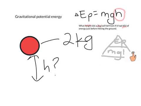 calculating gravitational potential energy 2 - YouTube