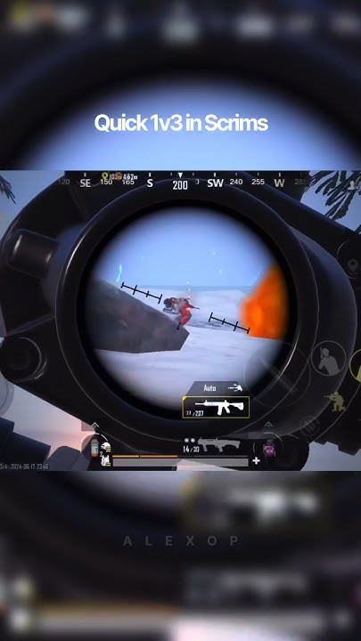 QUICK 1v3 IN PAID SCRIMS🔥 | BGMI SHORTS | AlexOP - YouTube