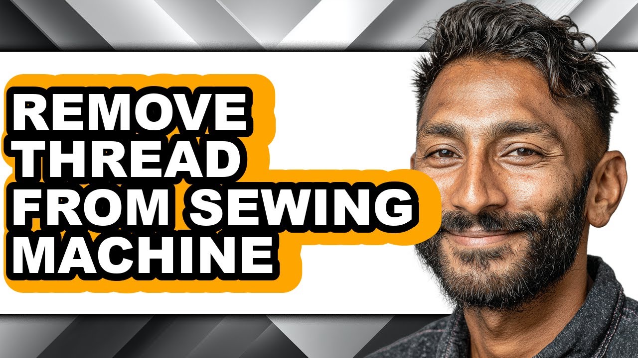 How to Remove Thread from Sewing Machine - Step by Step - YouTube