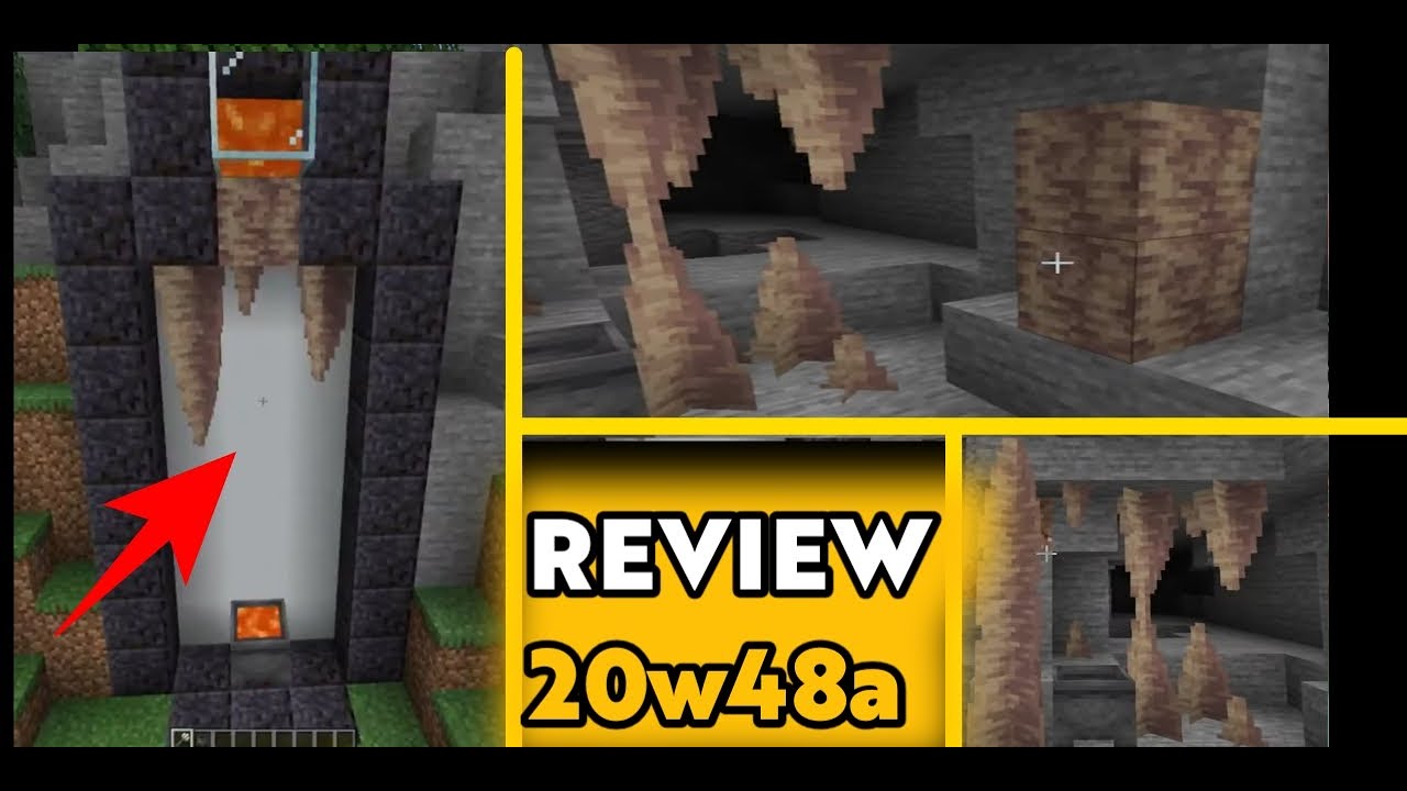 Minecraft 1.17 | Las Nueva estalactitas Llegaron Trucos| Snapshots ...