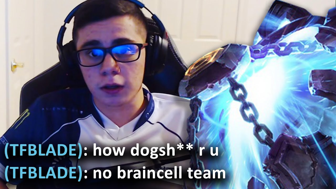 I Carried ANGRY TF BLADE In Challenger (Raged in Chat) - YouTube