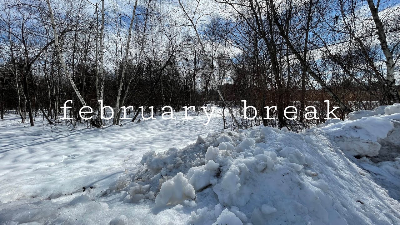 spend february school break with me vlog - YouTube