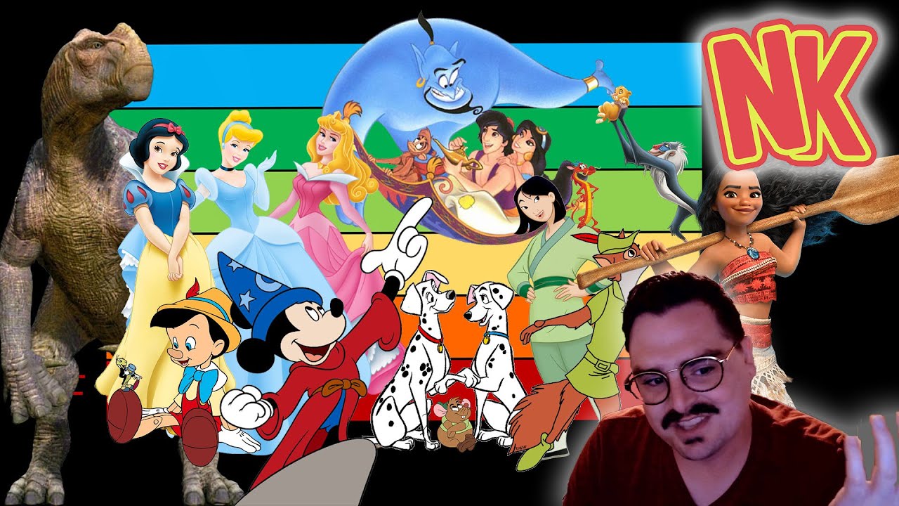 Every Disney Animated Feature Film Ranked - YouTube