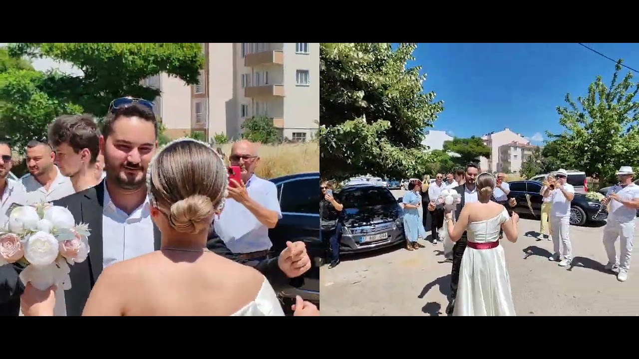 ÇANLI İŞ ADAMI KEMAL DÜVEN KIZI GELİN SERPİL VE DAMAT GÖRKEM TROY BANDO ...