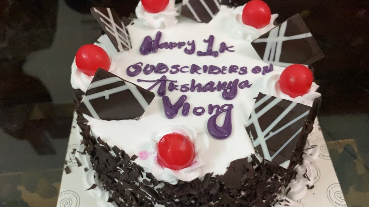 1k subscribers celebration 🎉 at Maruthamalai cake cutting | Happy 1k ...