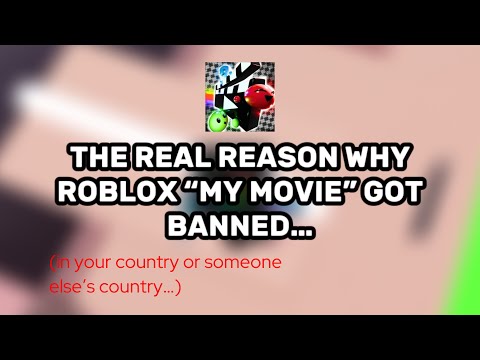 THE REAL REASON WHY ROBLOX “MY MOVIE” GOT BANNED… | Roblox “My Movie” Ban