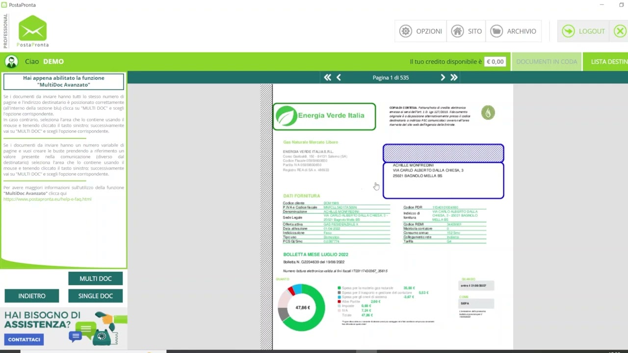 Tutorial funzione MultiDoc Avanzato - YouTube