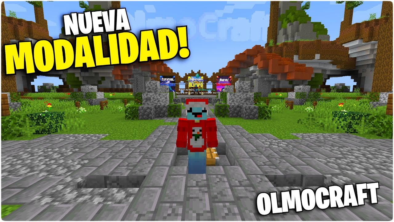 nueva MODALIDAD en OLMOCRAFT | servidor MINECRAFT PE (Java) 👾 - YouTube