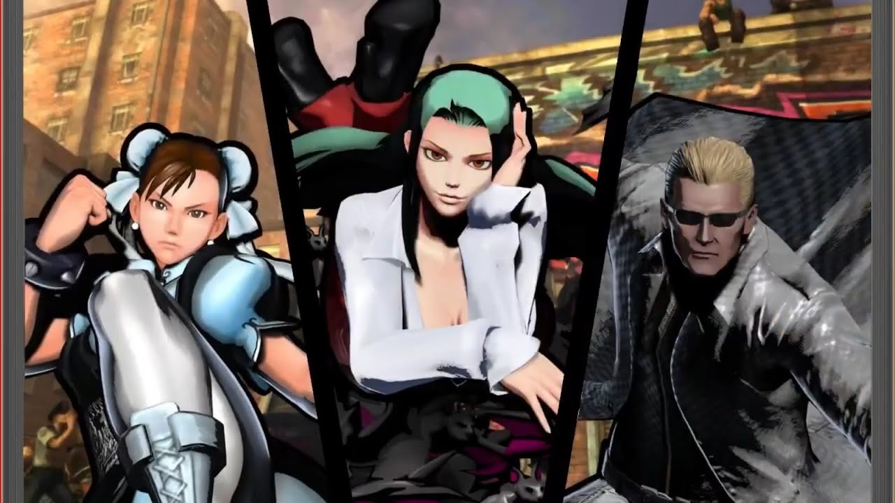 Ultimate Marvel vs Capcom 3: Morrigan, Chun-Li, and Wesker arcade ...