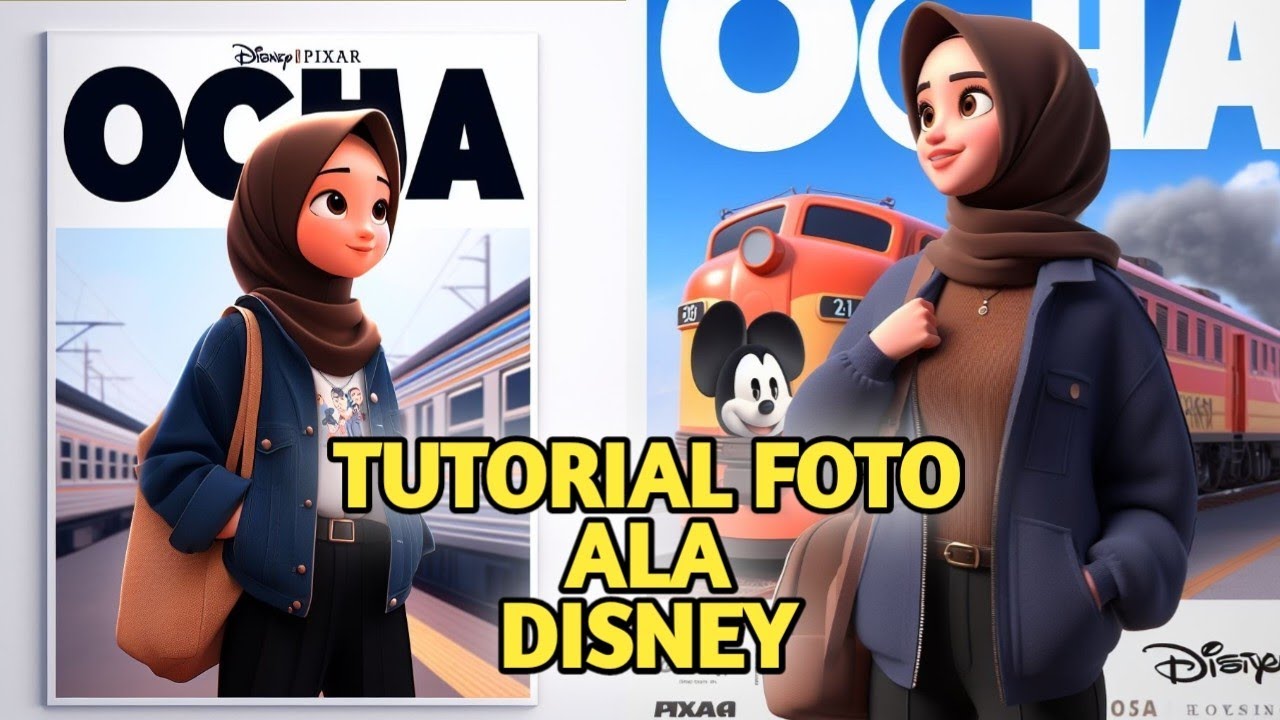 TUTORIAL FOTO JADI POSTER ALA DISNEY‼️ - YouTube