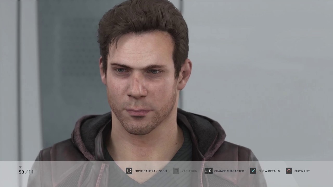 DBH Character Gallery 360 - Gavin (Face) - YouTube