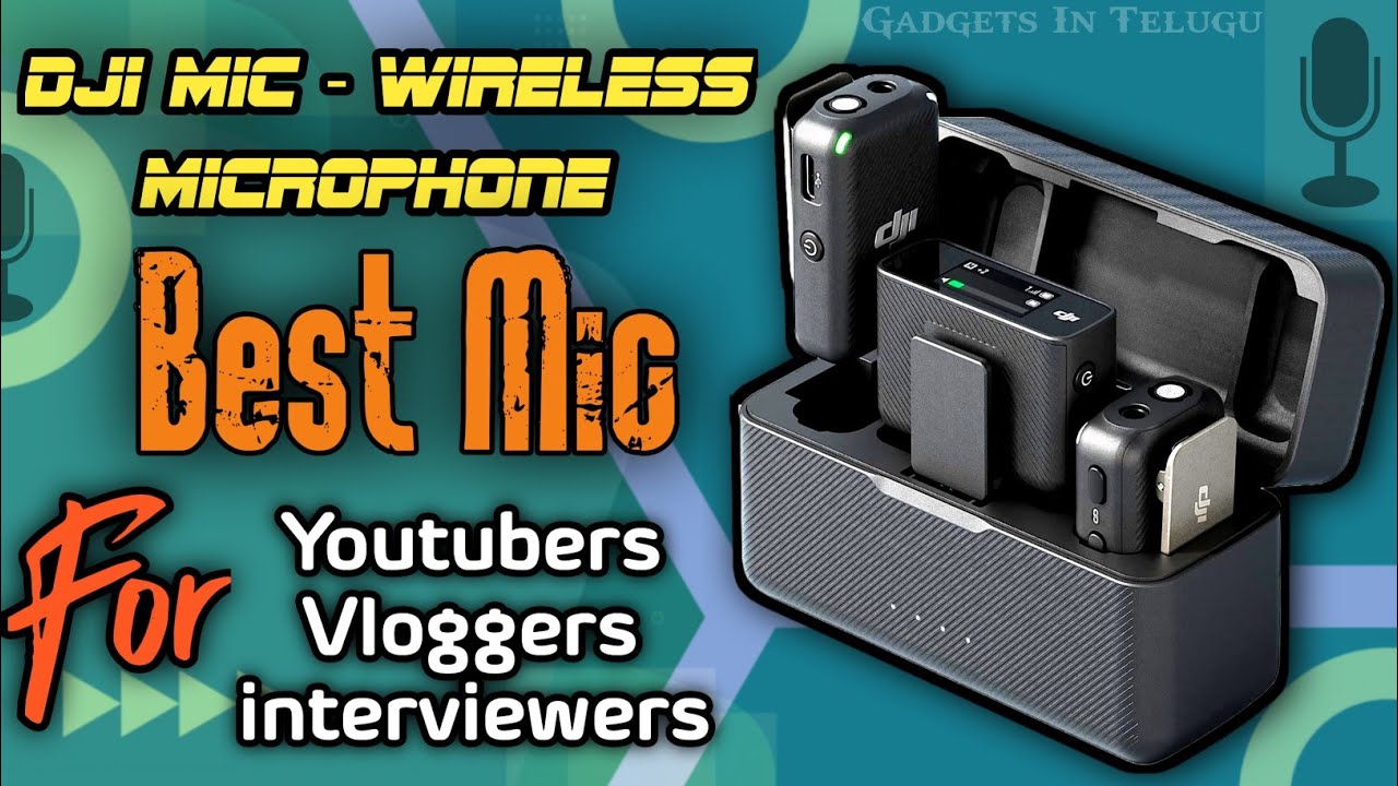 Dji Mic-Wireless Microphone Unboxing First Impression & Setup In Telugu ...