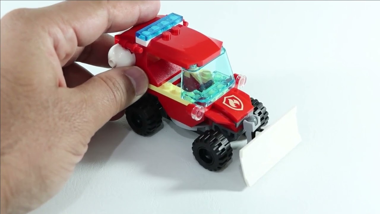 LEGO 60279 City Fire Hazard Truck Slow Build and Review - YouTube
