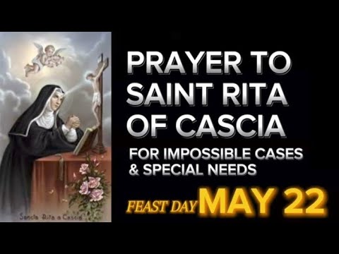 ️ MAY 22| FEAST OF SAINT RITA OF CASCIA #Prayer #Novena # ...
