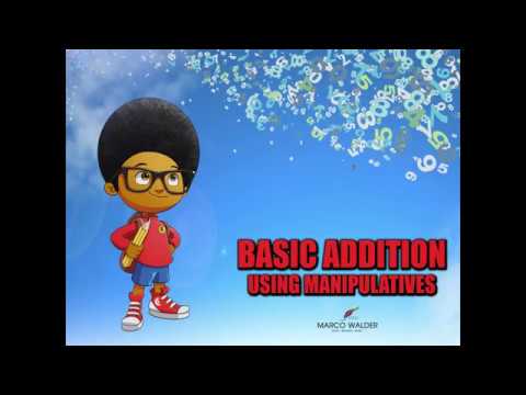 Basic Addition with Manipulatives - YouTube
