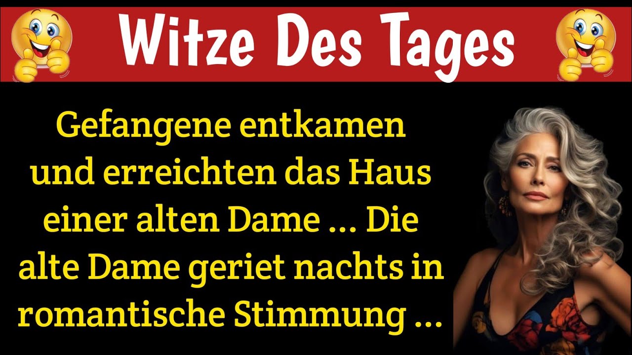 Lustige Witze für Erwachsene – Gefangene fliehen und landen im Haus ...