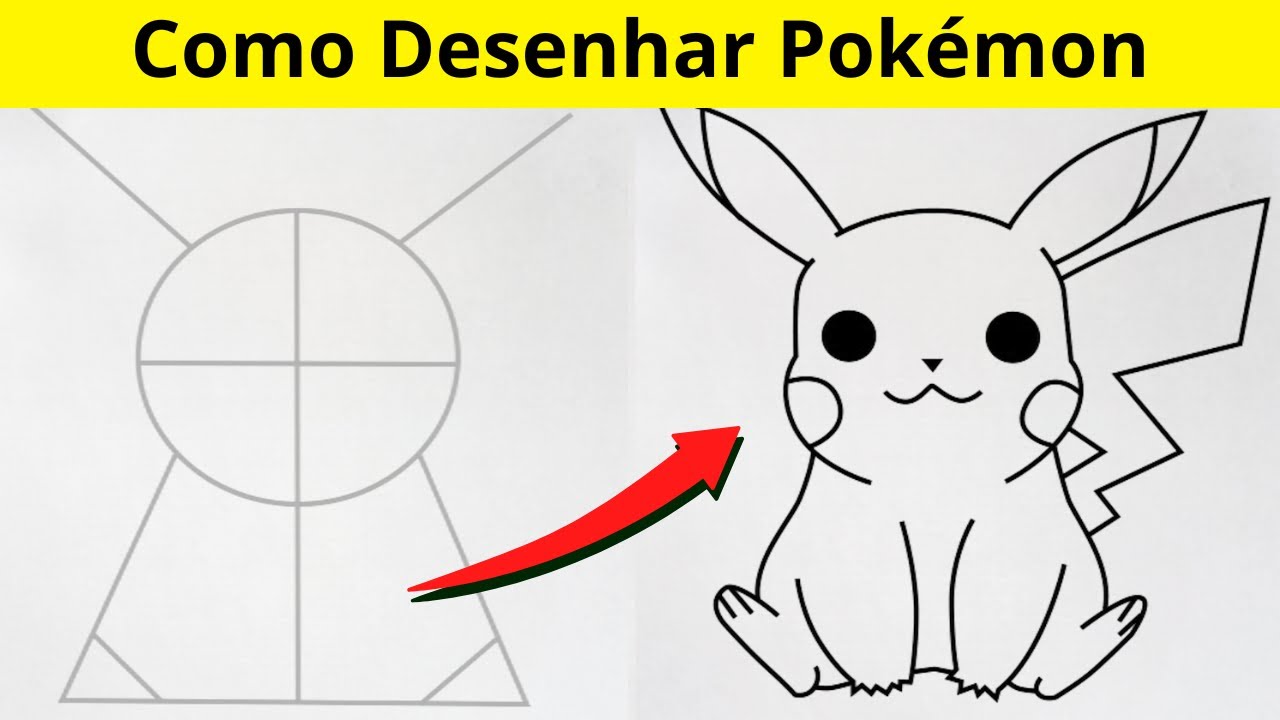 como desenhar Pokémon fácil passo a passo top - YouTube