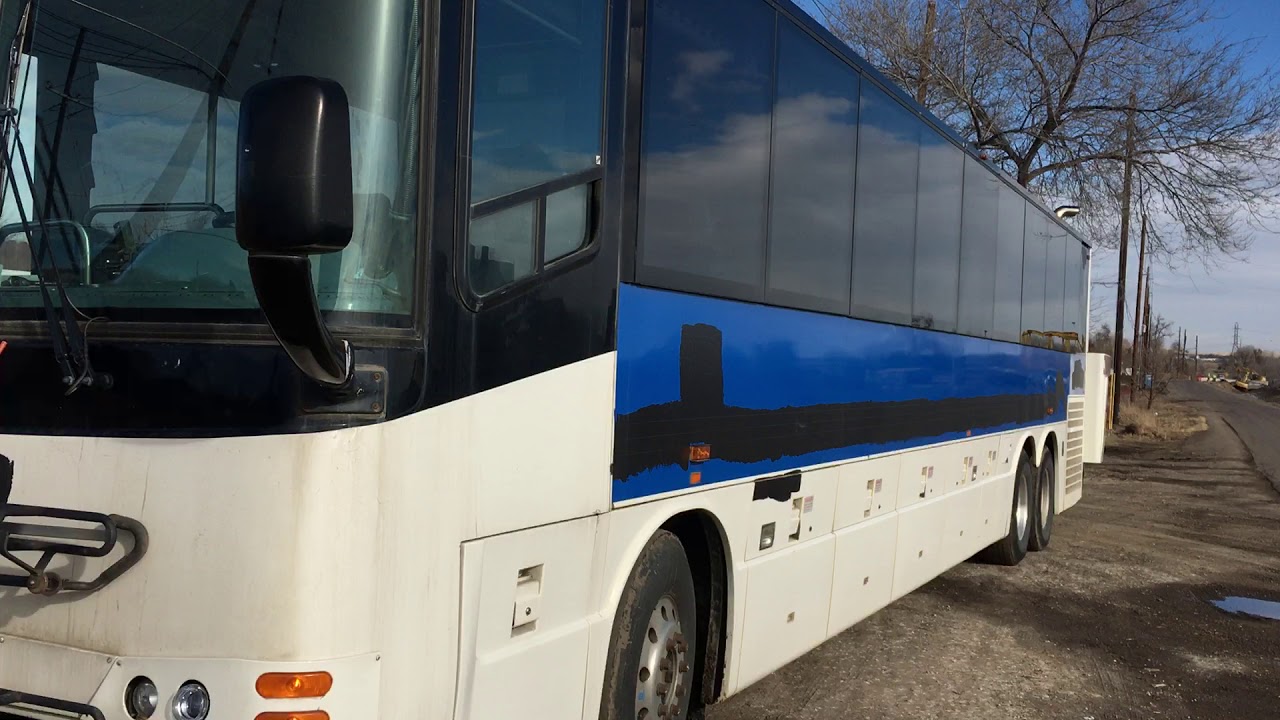 2009 Diesel Caterpillar 55 passenger bus - YouTube