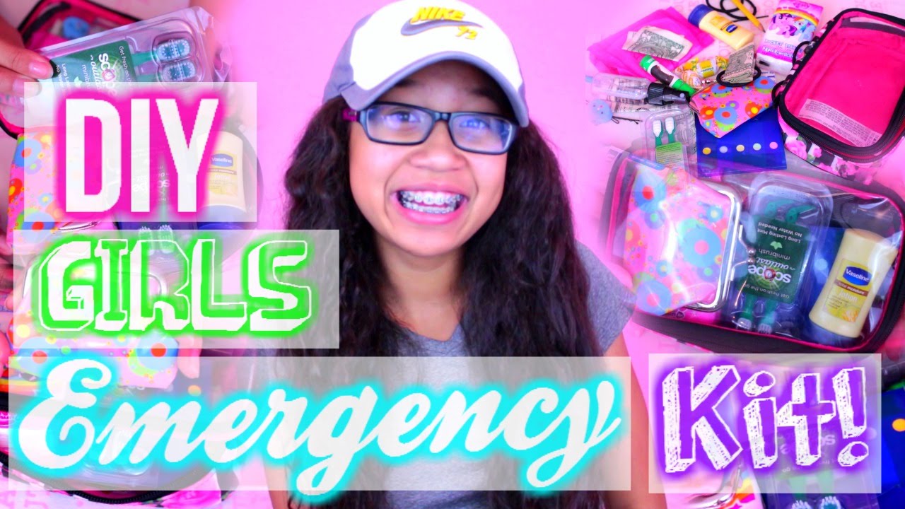 ♥ DIY Girls Emergency Kit! ♥ - YouTube
