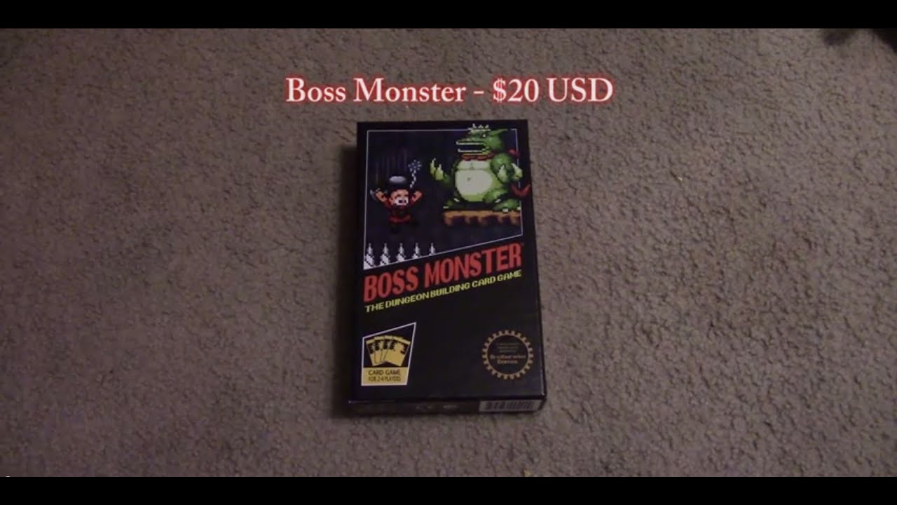 Boss Monster Card Game Review and Quick Tutorial - YouTube