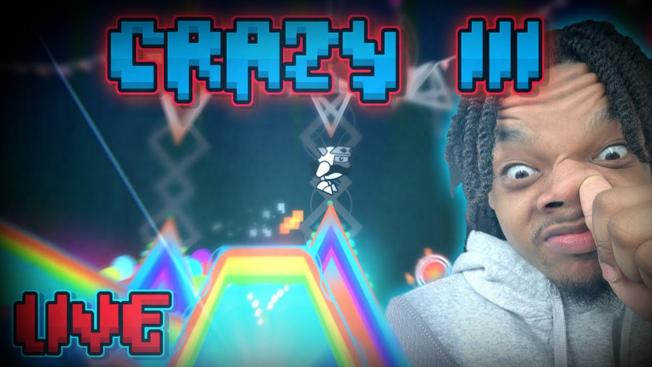 CRAZY III 82% [DEMON] GEOMETRY DASH 2.11 #2 - YouTube