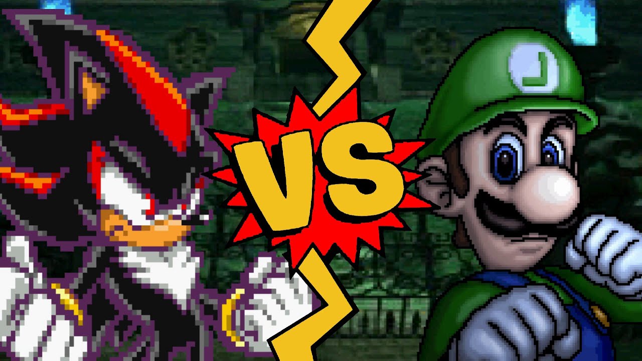 M.U.G.E.N Battles | Shadow vs Luigi | Sonic the Hedgehog vs Super Mario ...