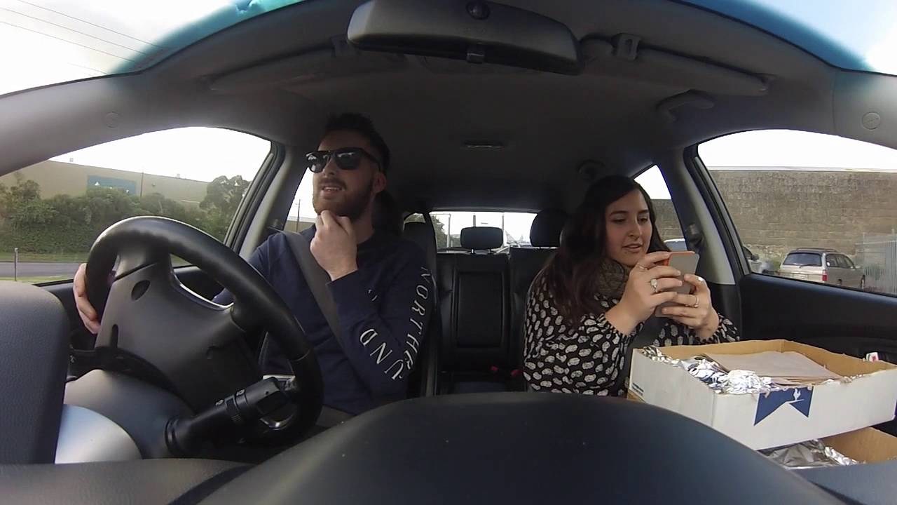 Tim & Jess' Uber Pie Delivery - YouTube