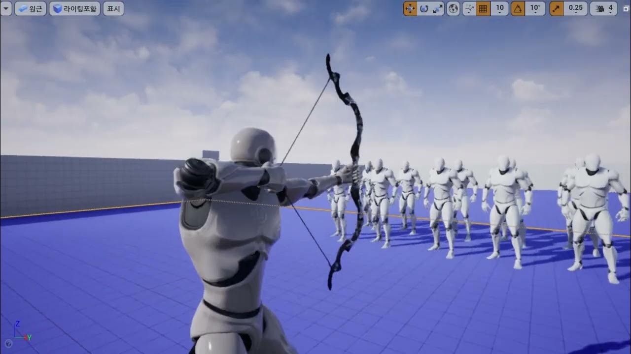 RPG Devlog#33 -Bow String (PoseableMesh) - YouTube