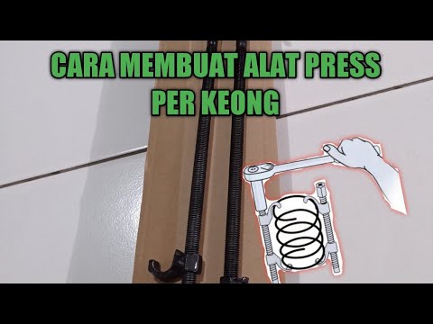 #39 cara membuat alat pres per shock breaker depan mobil kecil/mini bus ...