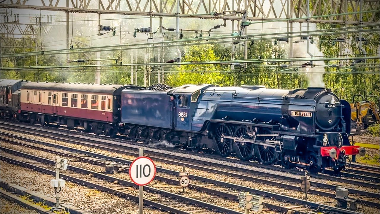FIRST Mainline run for 60532 “Blue Peter” AFTER 21 YEARS! 30/4/24 - YouTube