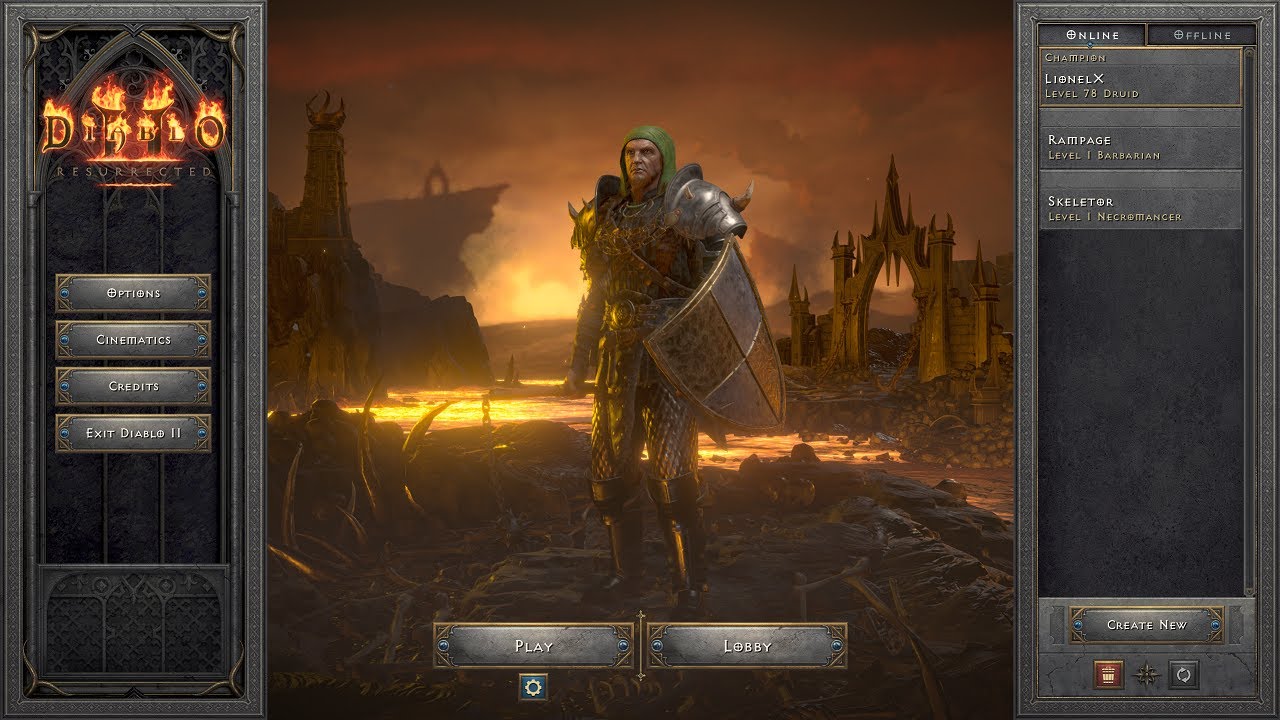 Diablo 2 Resurrected Hell Chaos Sanctuary Run - Kill Diablo - Wind ...