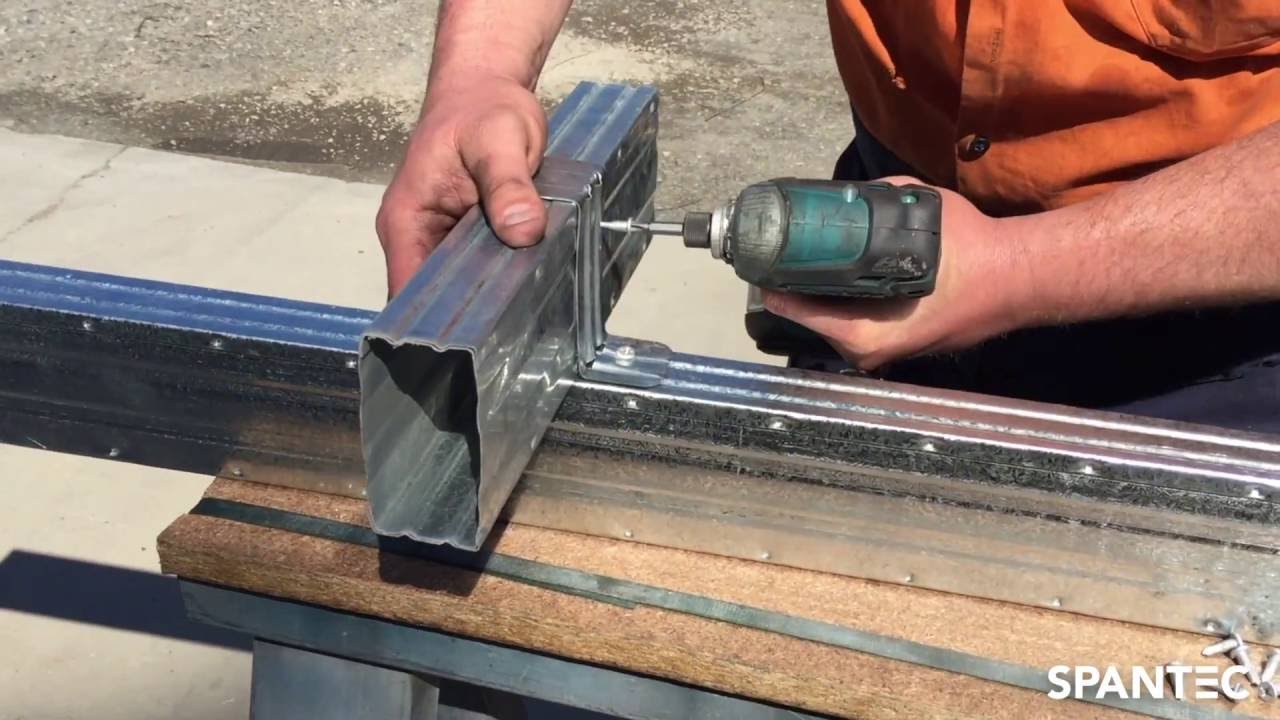 Top Hat Bracket - Spantec Steel Flooring Systems - YouTube