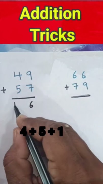Addition Tricks। Maths Tricks। Vedic Maths। + 9 facts । How to Add Fast ...
