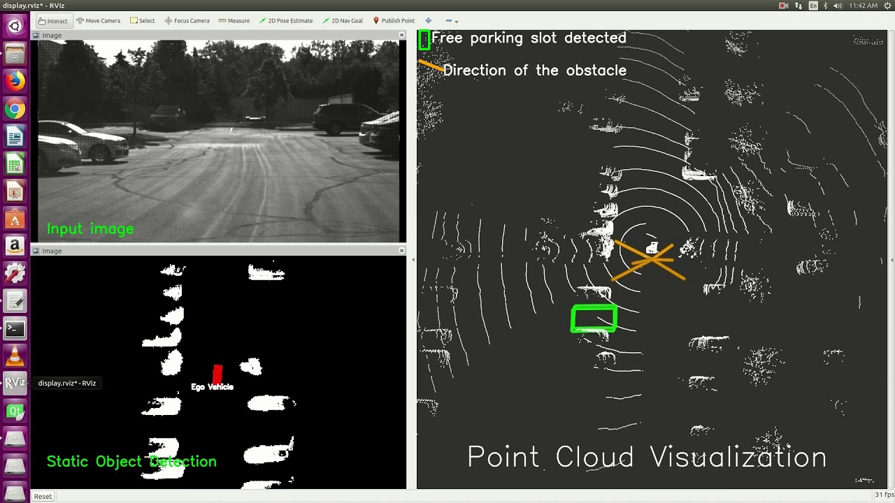 LiDAR based free parking space detection - YouTube