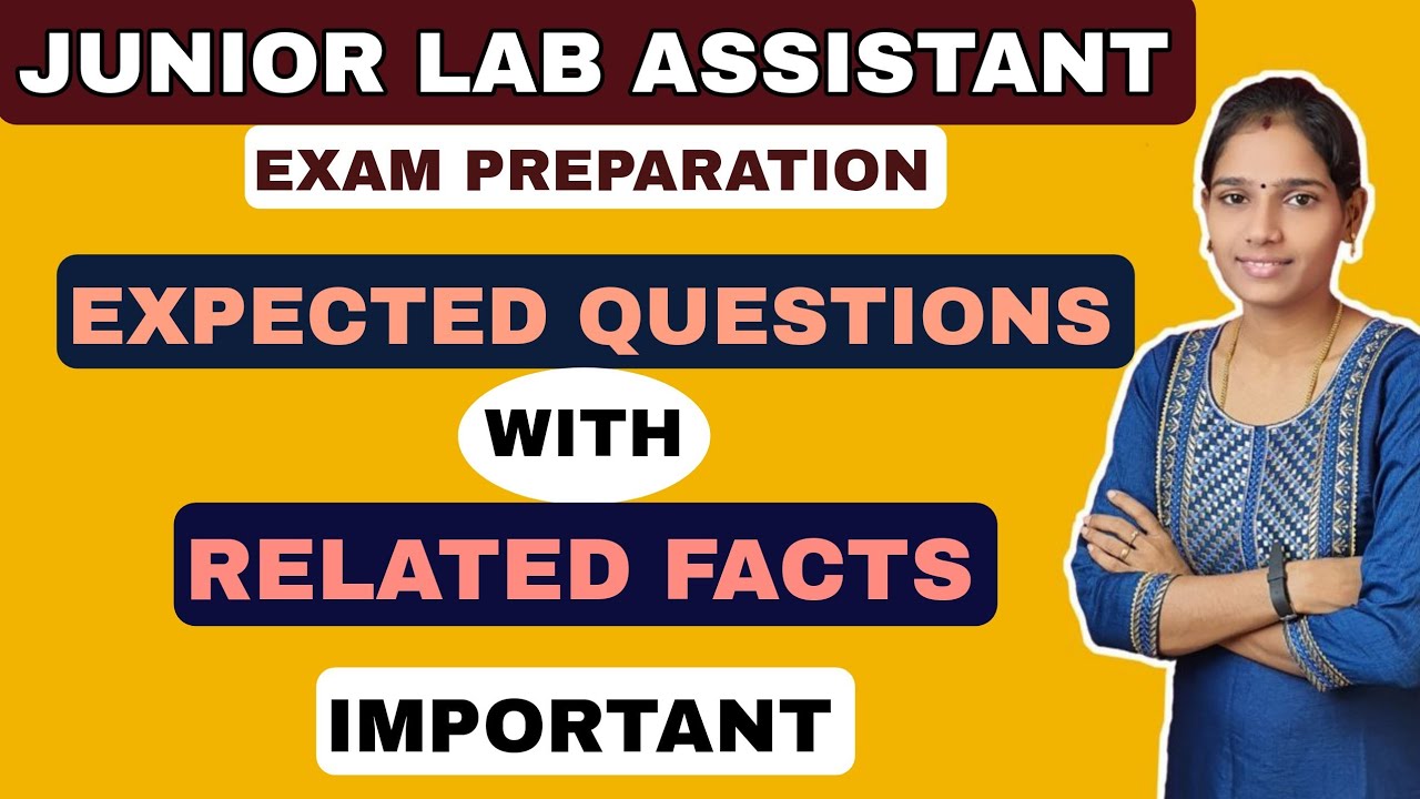 Junior Lab Assistant Exam Syllabus wise Class|Questions With Related ...