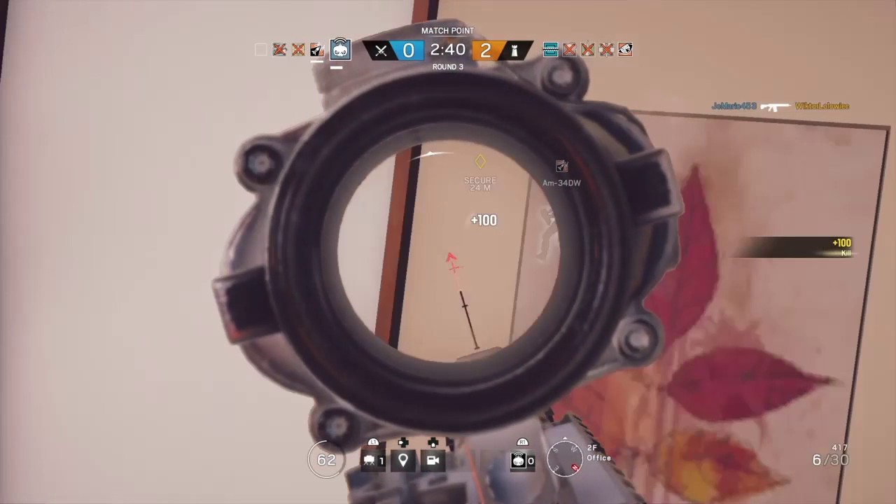 4 Piece W/ Twitches 417 Marksman Rifle - Rainbow Six Siege Epic Moments ...