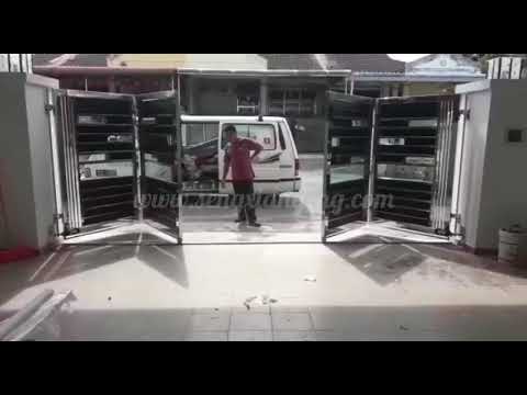 Dreamgate 3 Autogate (Folding/Swing gate) - YouTube