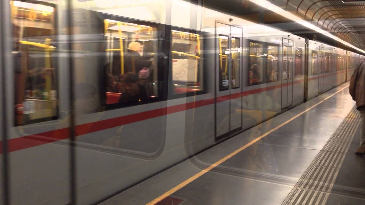 Wien UnterBahn Linie U1 Keplerplatz und Praterstern ウィーン 地下鉄 1号線 ケプラー ...