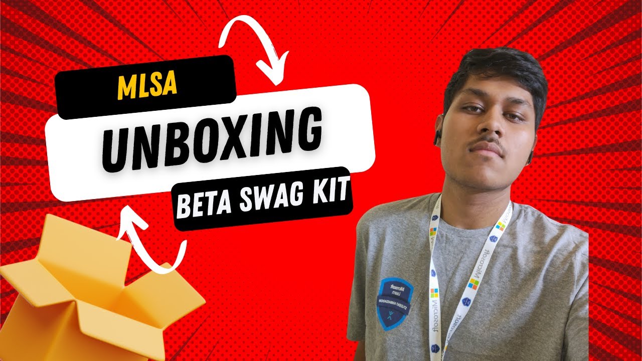 Unboxing Microsoft Learn Student Ambassador Kit 2024 | Beta MLSA🔥Swag ...