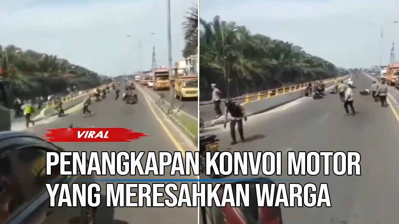 Dramatis, Detik-detik Pengejaran dan Penangkapan Konvoi Motor yang ...