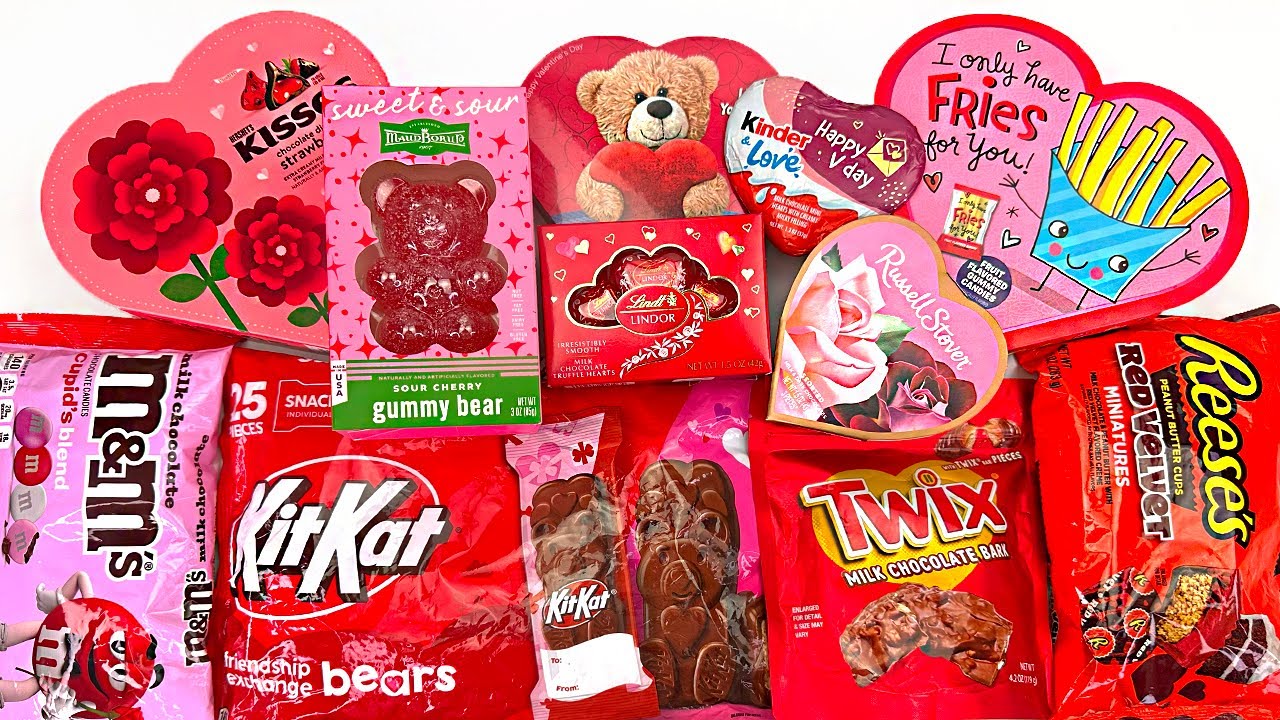 NEW WALMART Snacks KitKat Bears, Russell Stover Chocolate, M&M's Cupid ...