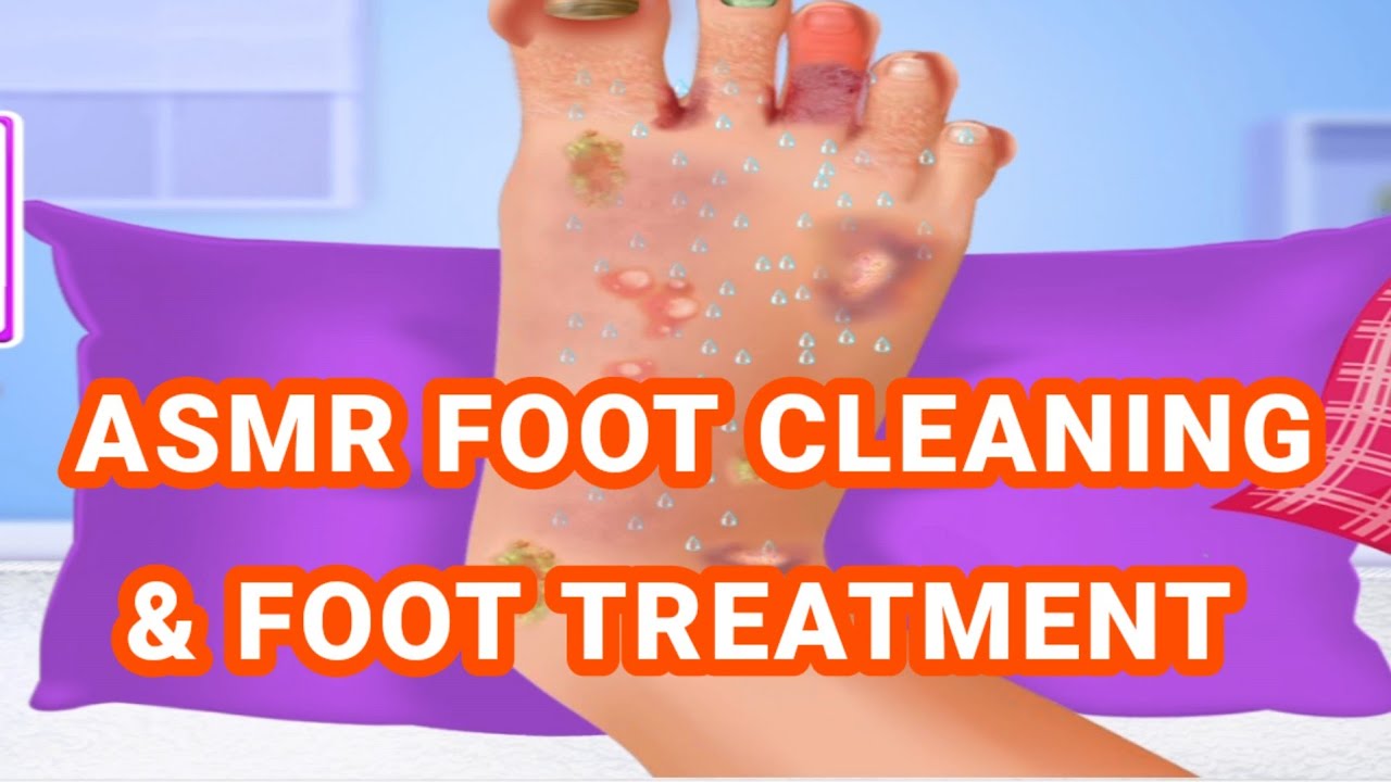 Asmr Foot Cleaning & Foot Treatment, ASMR VIDEO #asmr #asmrvideo - YouTube