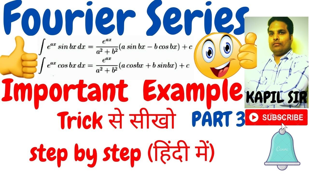 3 Fourier Series IMPORTANT EXAMPLE EXPONENTIAL E x COMPLETE 3-fourier-series-important-example-exponential-e-x-complete