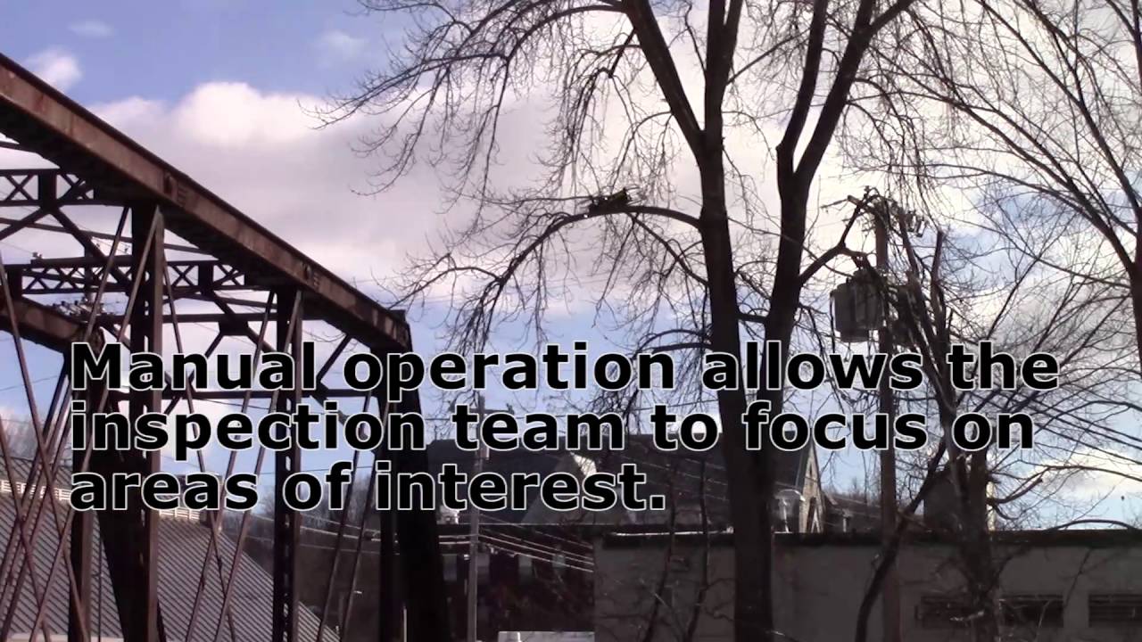 Railroad Bridge Inspection Using UAS - YouTube