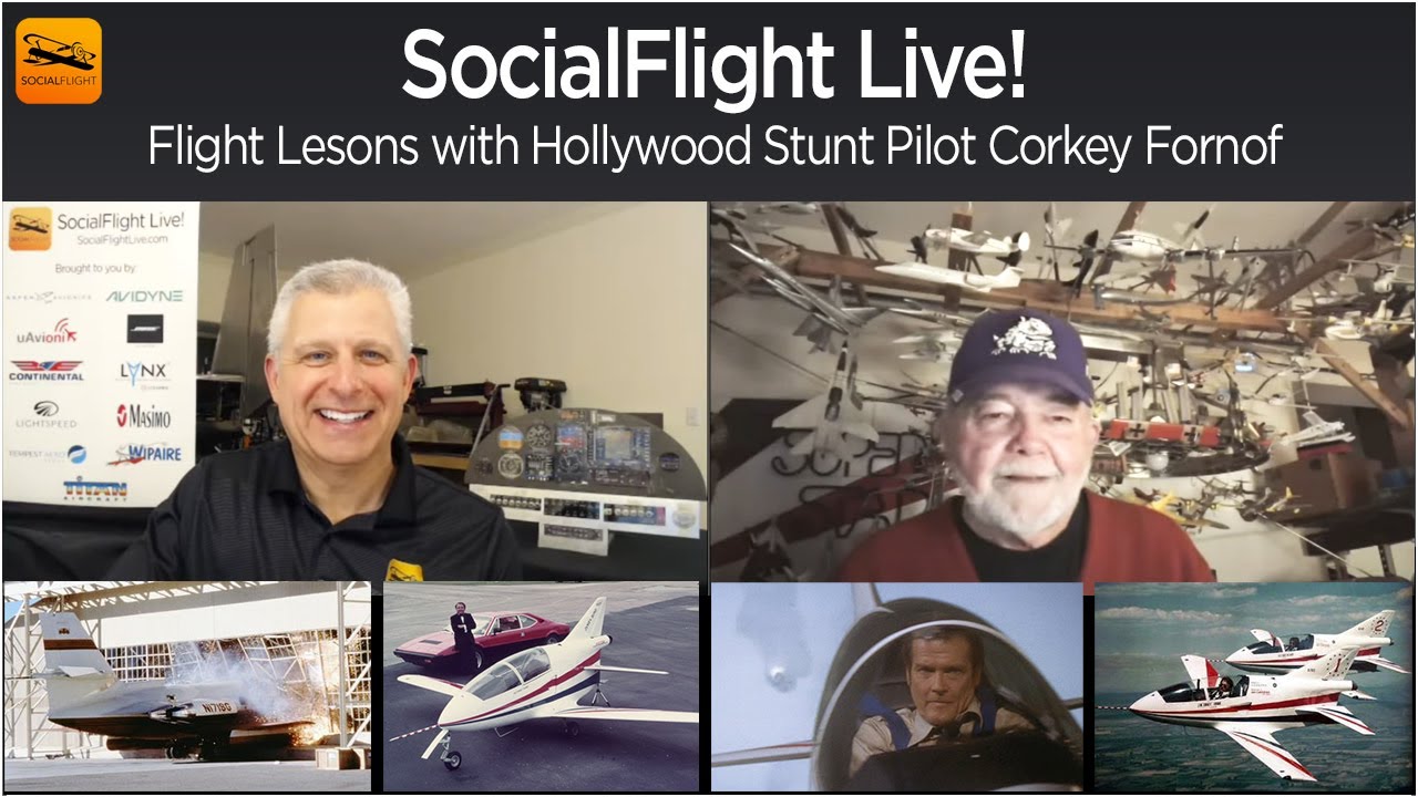 SocialFlight Live! Flight Lessons with Hollywood Stunt Pilot Corkey ...