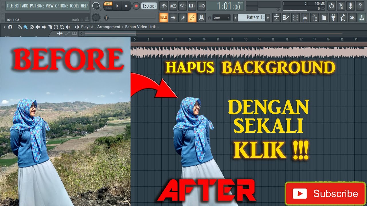 Cara Hapus Background Foto Tanpa Aplikasi - YouTube