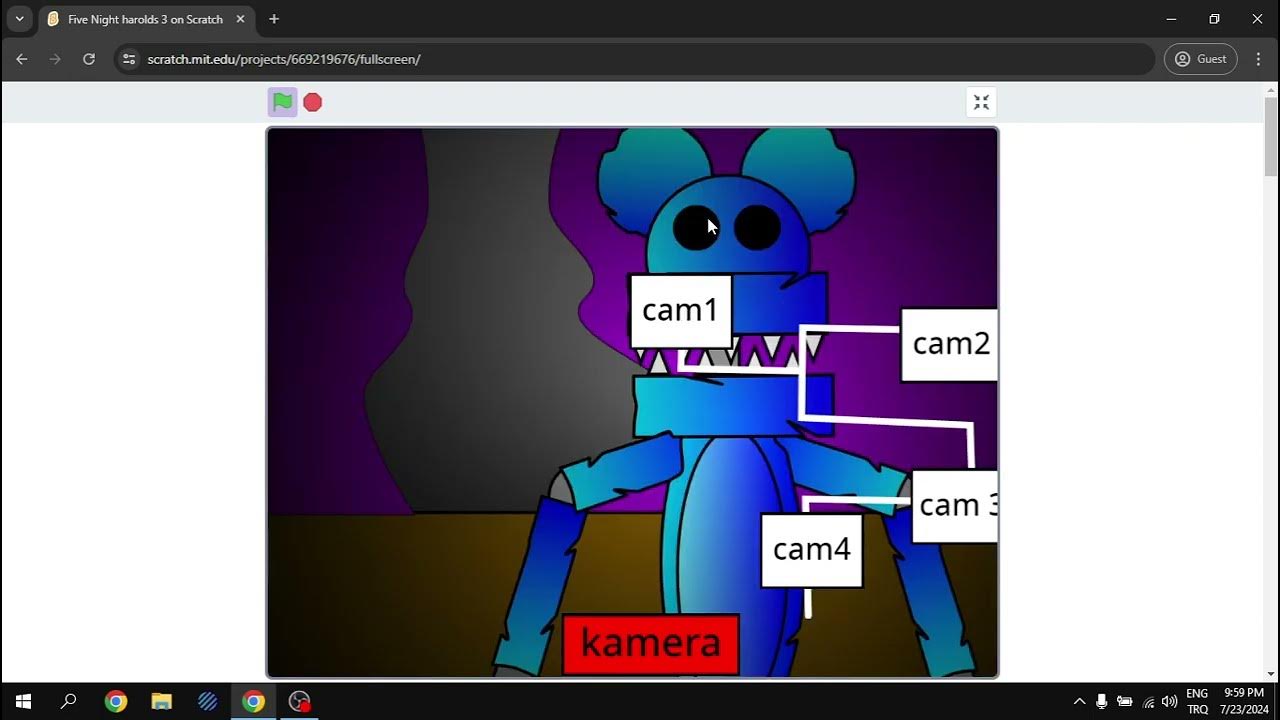 scratch korku oyunu yapımı PART 12(how to make horror game part12) fnaf ...
